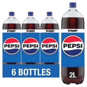 Pepsi Cola Bottle 2L 2Ltr × 6 × 1 | British Grocery