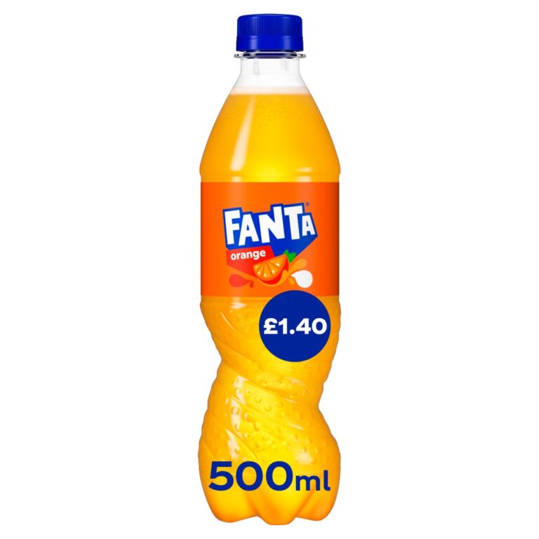 Fanta Orange 12 x 500ml Bottles 500ml × 12 × 1 | British Grocery