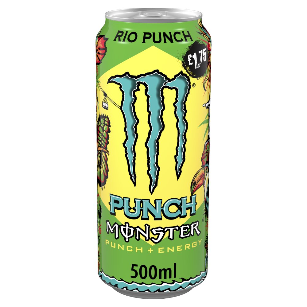 Monster Energy Drink Rio Punch 500ml 500ml × 12 × 1 | British Grocery
