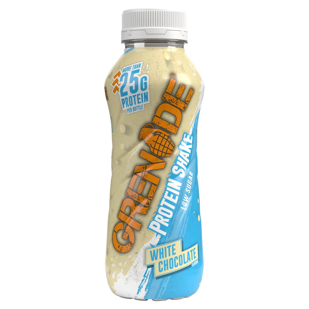 Grenade White Chocolate Flavour Protein Shake 330ml 330ml × 8 × 1 ...