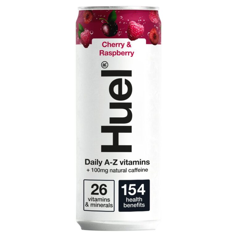 Huel Cherry & Raspberry Daily A-Z Vitamins 330ml 330ml × 12 × 1 ...