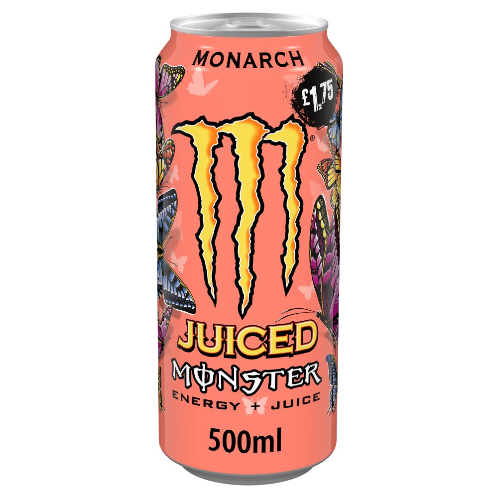 Monster Energy Drink Monarch 500ml 500ml × 12 × 1 | British Grocery