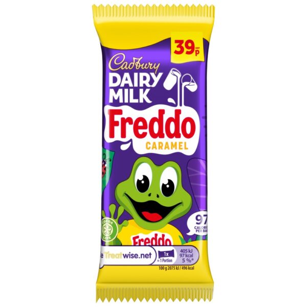 Cadbury Dairy Milk Freddo Caramel Chocolate Bar 19.5g 20g × 60 × 1 ...